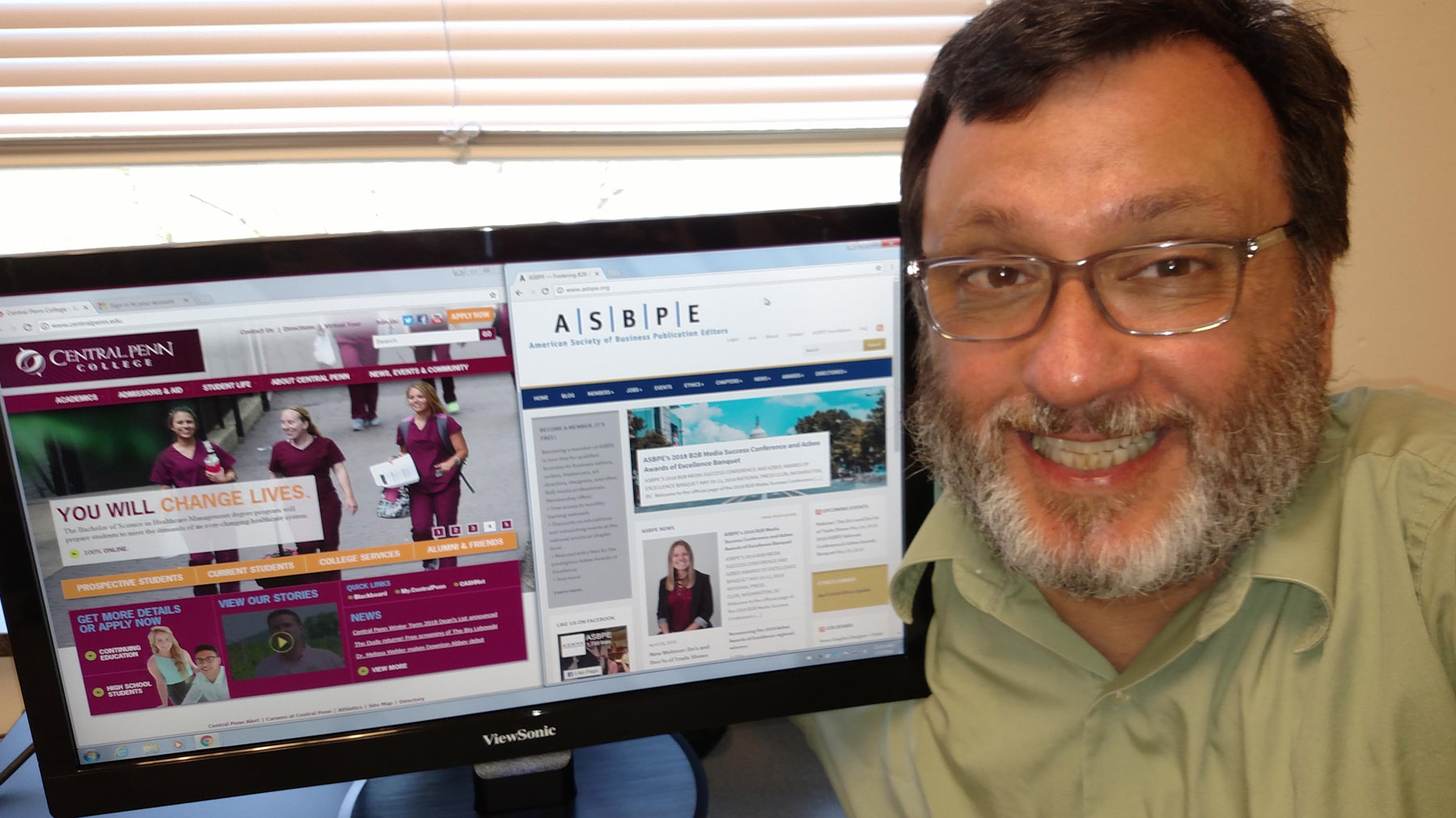 Central Penn's Professor Lear-Olimpi judges national journalism contest